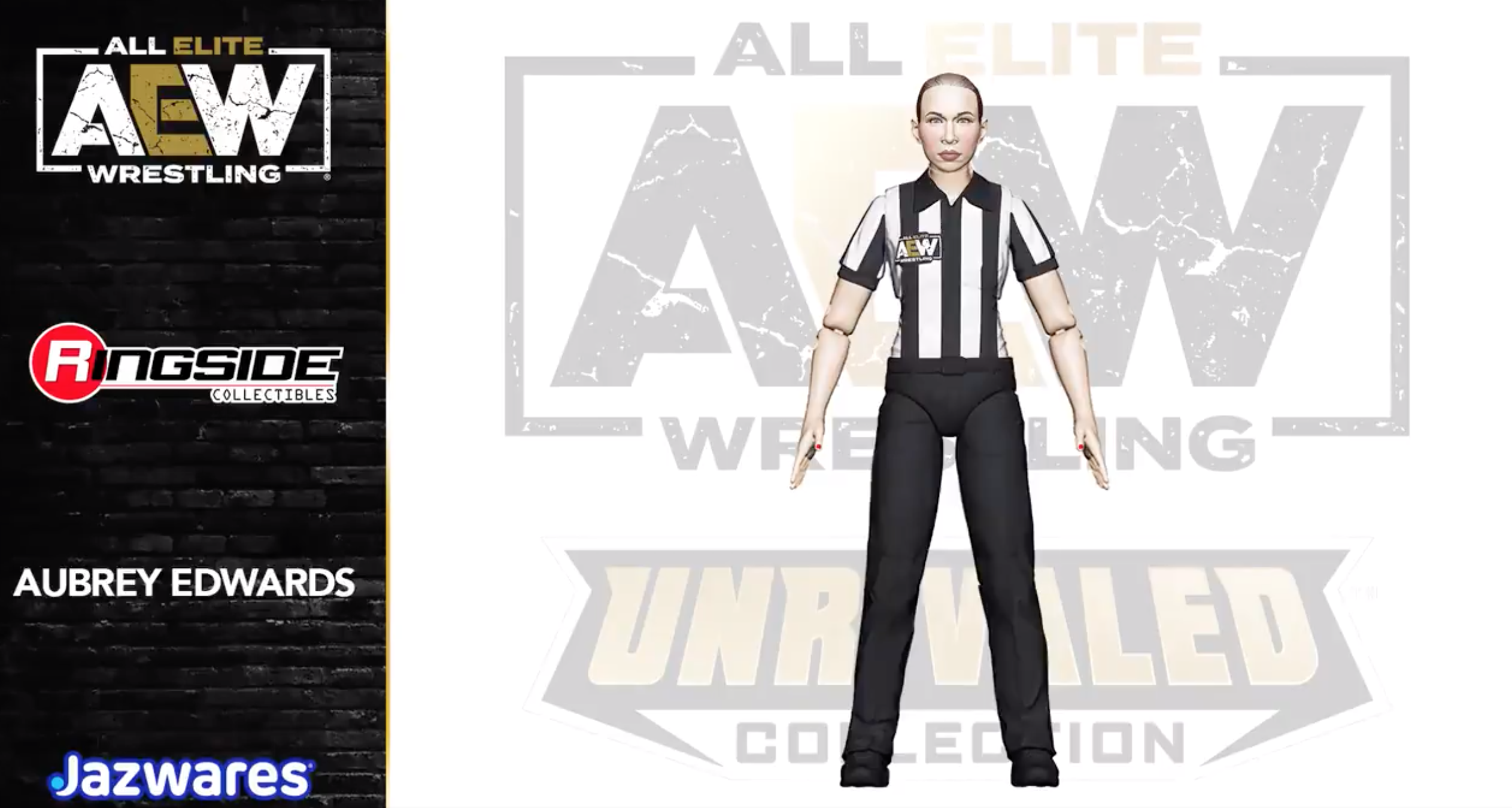 Aubrey Edwards & AEW Double or Nothing Scale Ring Ringside Exclusive ...