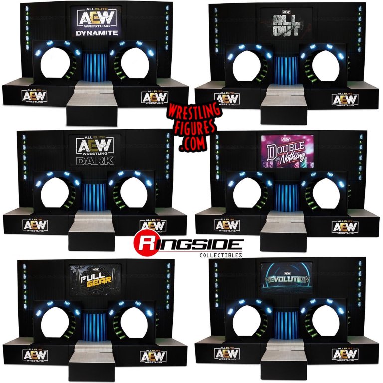 AEW Pop-Up Entrance Stage Images Revealed – Wrestling Figure News