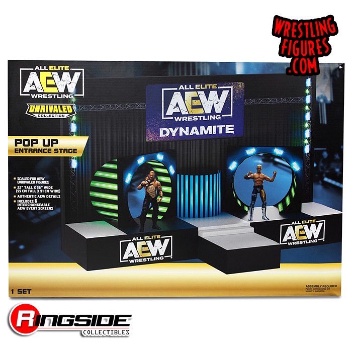 AEW Pop-Up Entrance Stage Images Revealed – Wrestling Figure News