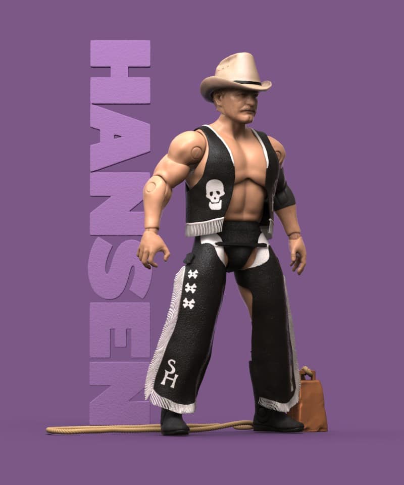 New Wrestling Figure Line Power Town Renders: Stan Hansen, Kerry Von ...