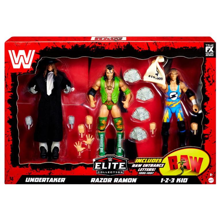 Photos: Raw 30th Anniversary WWE Elite Target Exclusive 3-Pack ...