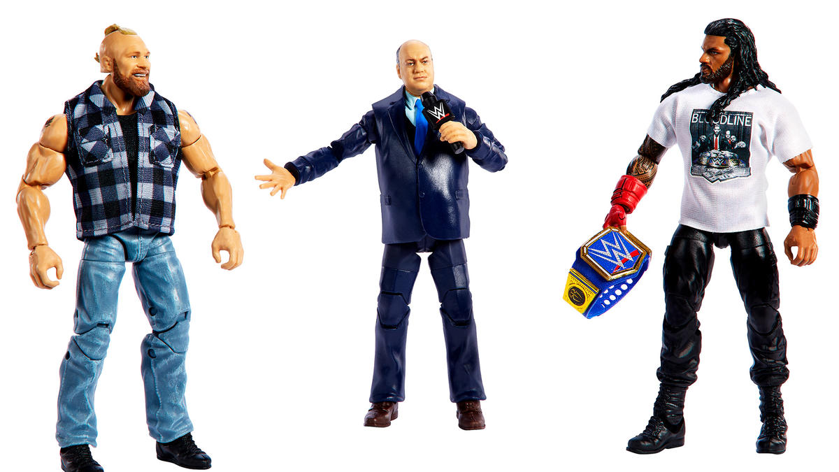 Photos: Amazon Exclusive WWE 3-Pack ft. Roman Reigns, Paul Heyman ...