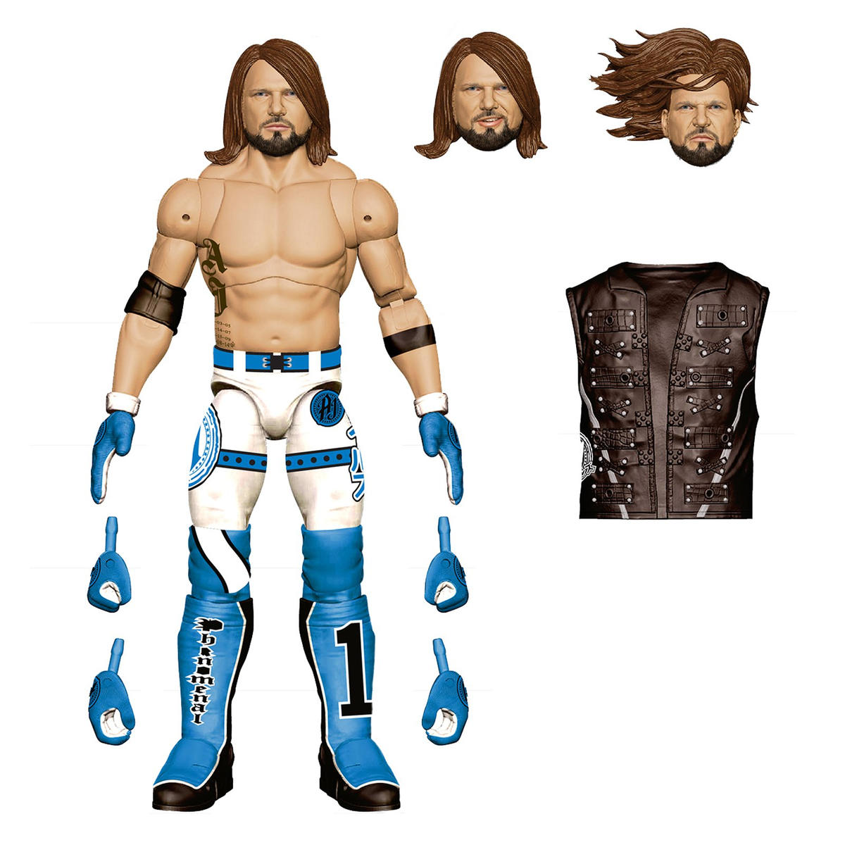 WWE Ultimate Edition 16 & 17 Renders: AJ Styles, Razor Ramon, Seth ...