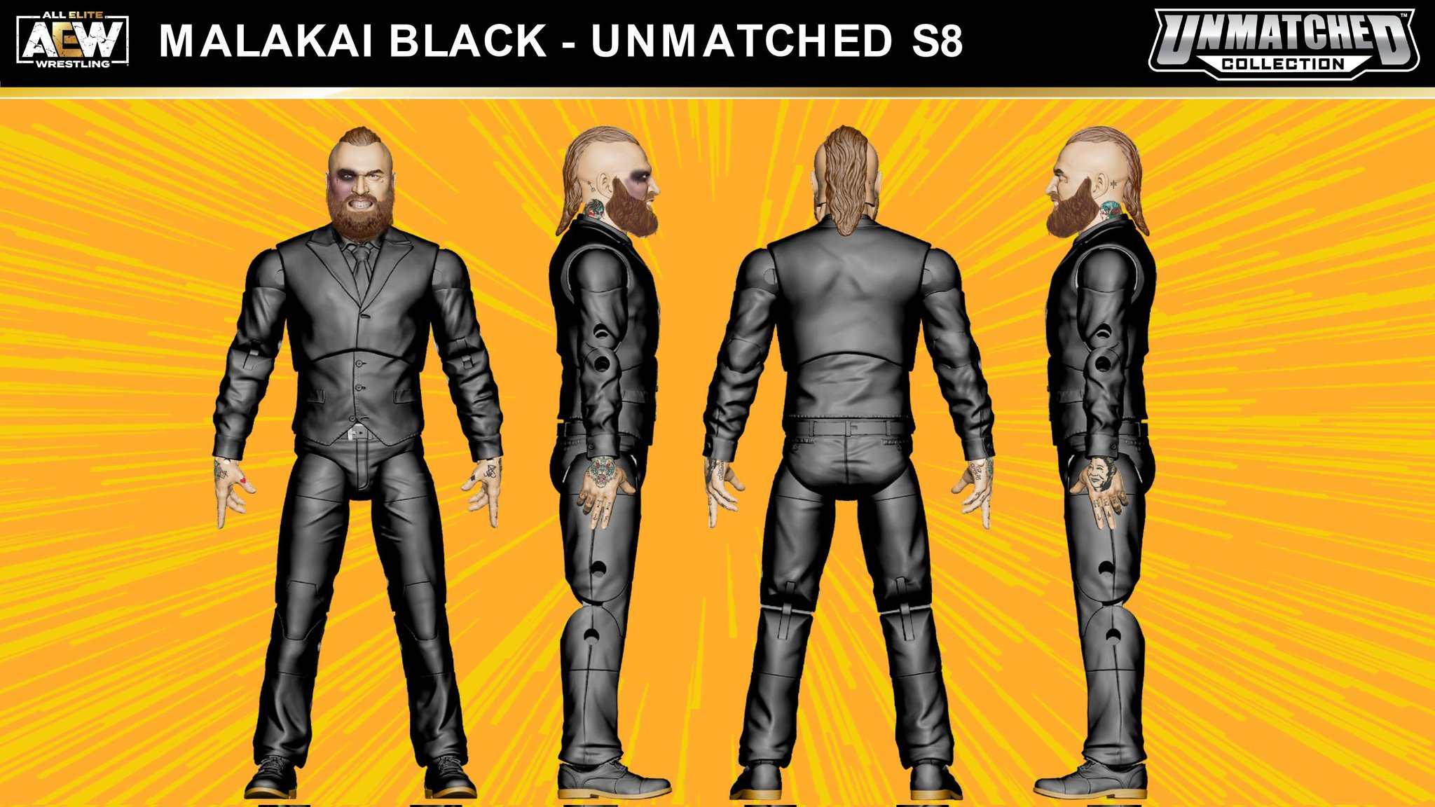 AEW Unmatched 8 Renders: House of Black members Brody King, Malakai ...
