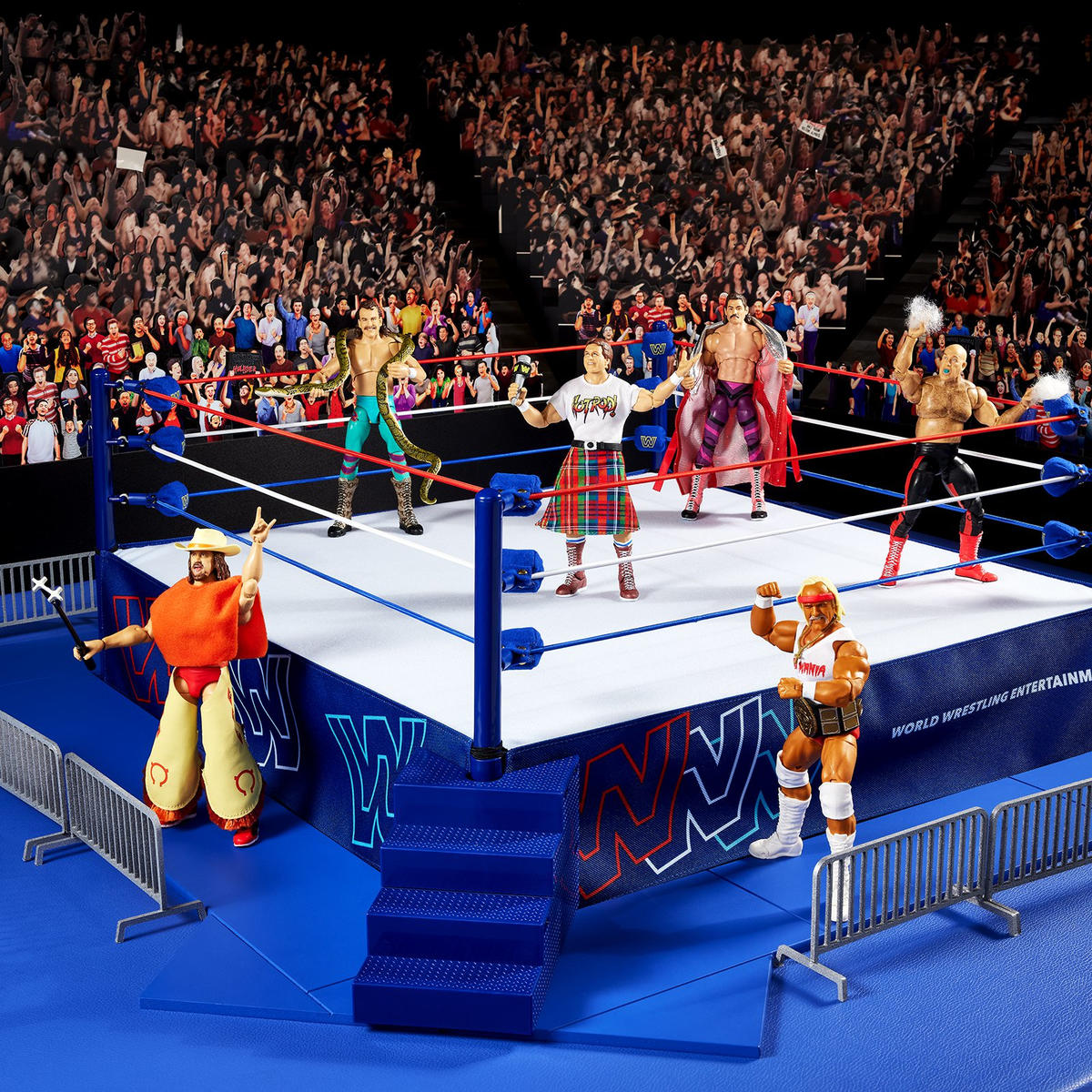 ‘Rowdy’ Roddy Piper & George The Animal Steele WWE Coliseum Collection ...