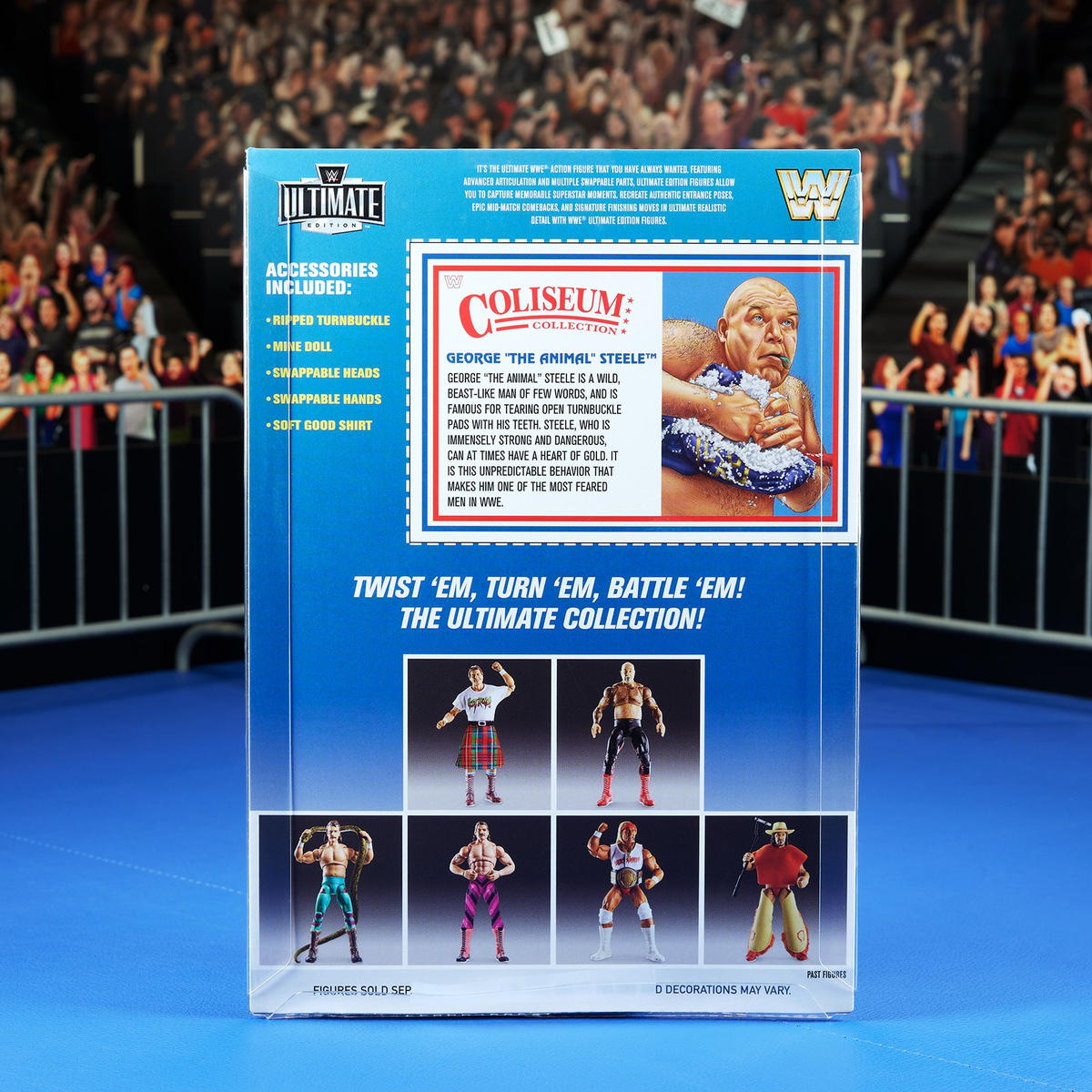 ‘Rowdy’ Roddy Piper & George The Animal Steele WWE Coliseum Collection ...
