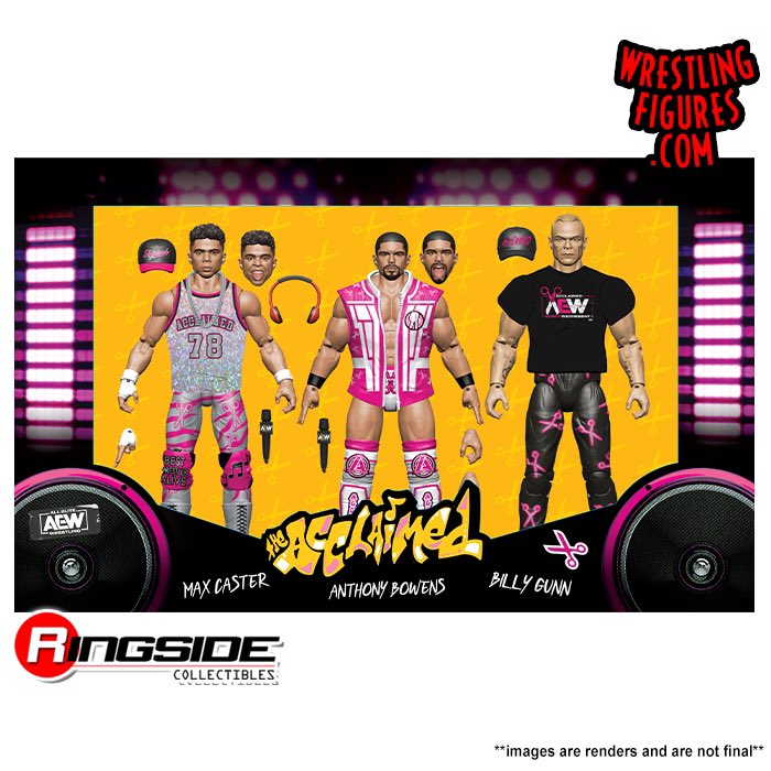 AEW Reveals Panel & Pre-Orders: The Acclaimed 3-pack, Championship 4 ...