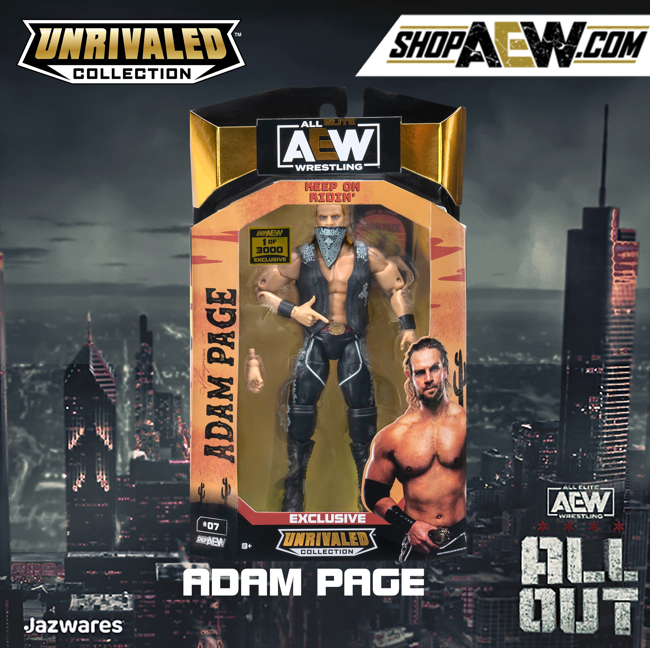 Hangman Adam Page Shop AEW Exclusive Figure Up for Pre-Order ...