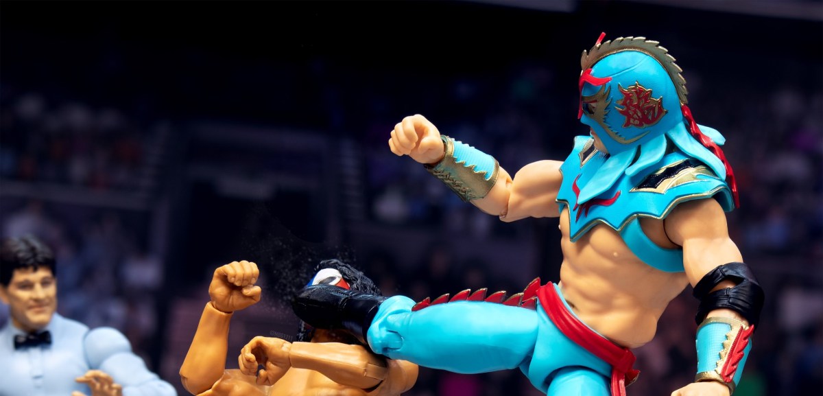Figure Photography: Boss Fight’s Ultimo Dragon vs. Juventud Guerrera ...