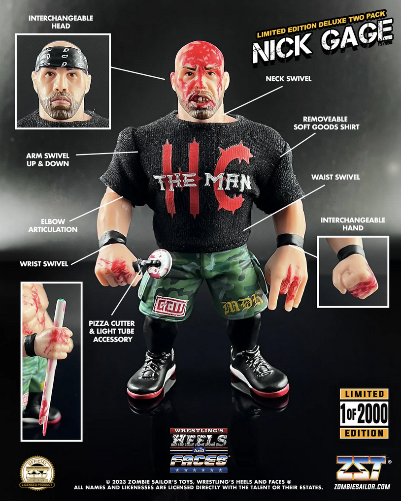 Pre-Order Alert: Matt Cardona vs. Nick Gage Heels & Faces 2-Pack ...