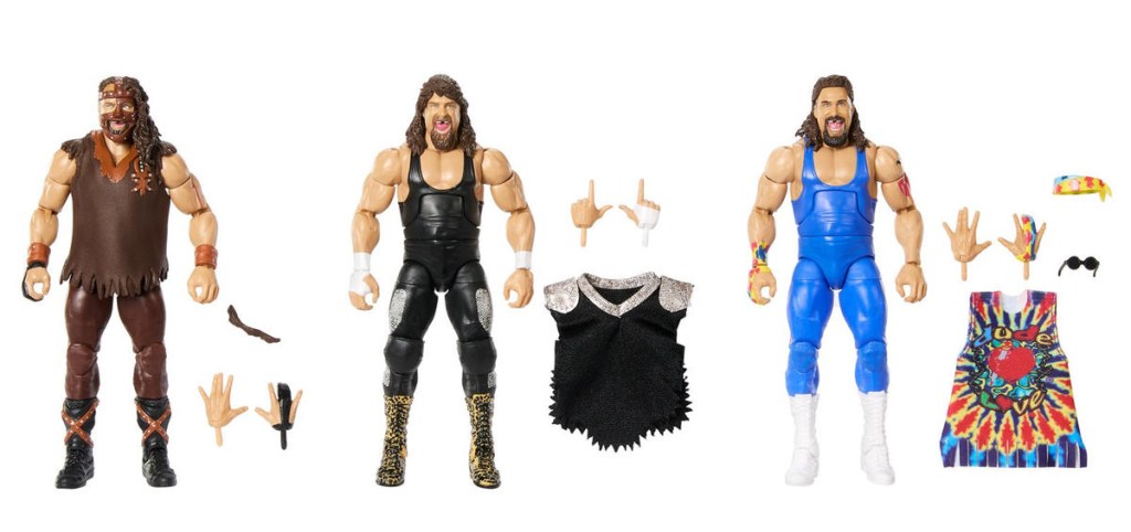 3 Faces of Foley WWE Elite 3-Pack In Stock at Ringside – Wrestling ...