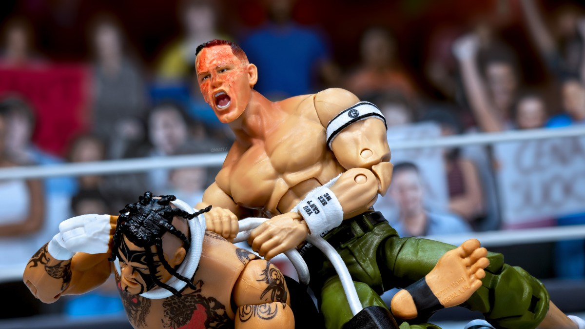 John Cena vs. Umaga at Royal Rumble 2007 in Figure Photography ...