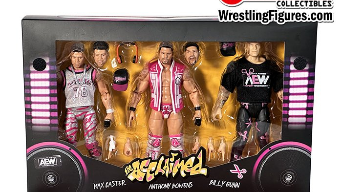 New Photos of Ringside Exclusive AEW Acclaimed 3-Pack & Unboxing Video ...