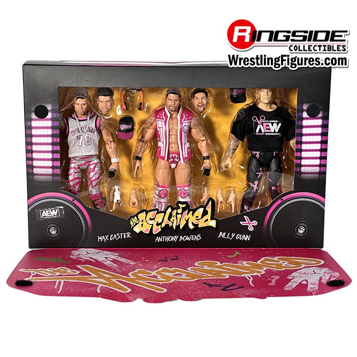 New Photos of Ringside Exclusive AEW Acclaimed 3-Pack & Unboxing Video ...