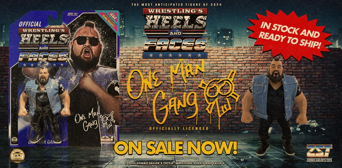 One Man Gang Retro Figure Available Now and Shipping From Heels and ...
