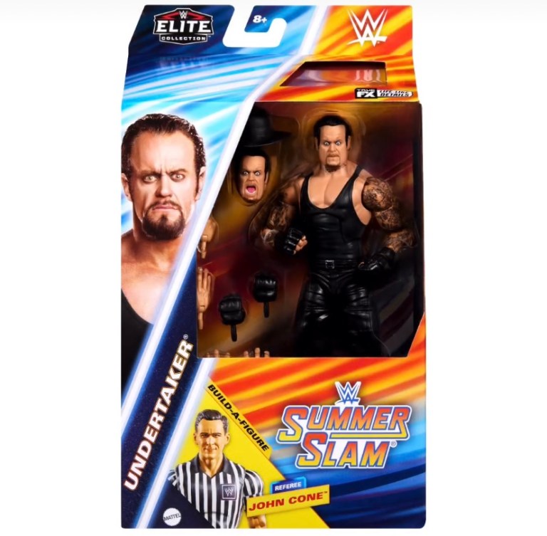 First Look: WWE SummerSlam Elite Lex Luger, Kane, Undertaker, X-Pac & John Cone Studio Shots ...