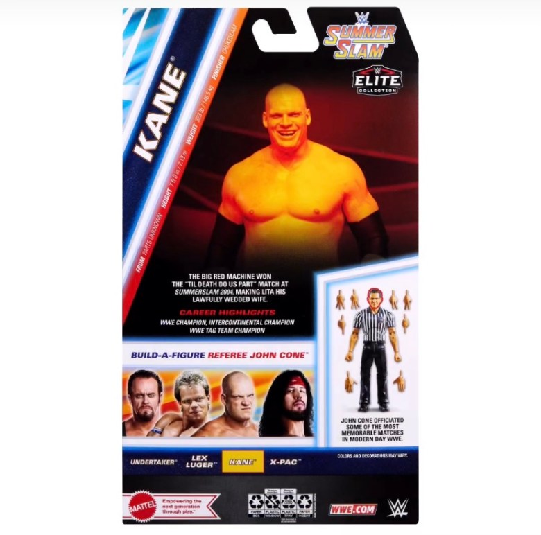 First Look: WWE SummerSlam Elite Lex Luger, Kane, Undertaker, X-Pac & John Cone Studio Shots ...