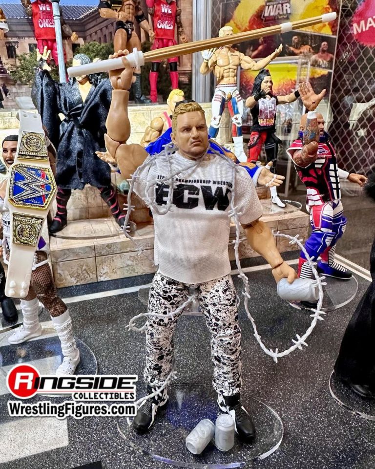WrestleMania 40 WWE Elite Reveals: ECW Dudleys, Headbangers, Sandman ...