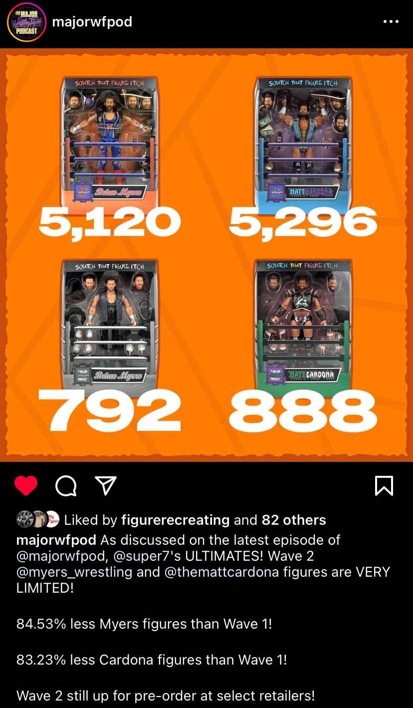 How Rare Are the Super 7 Matt Cardona & Brian Myers Figures? Really ...