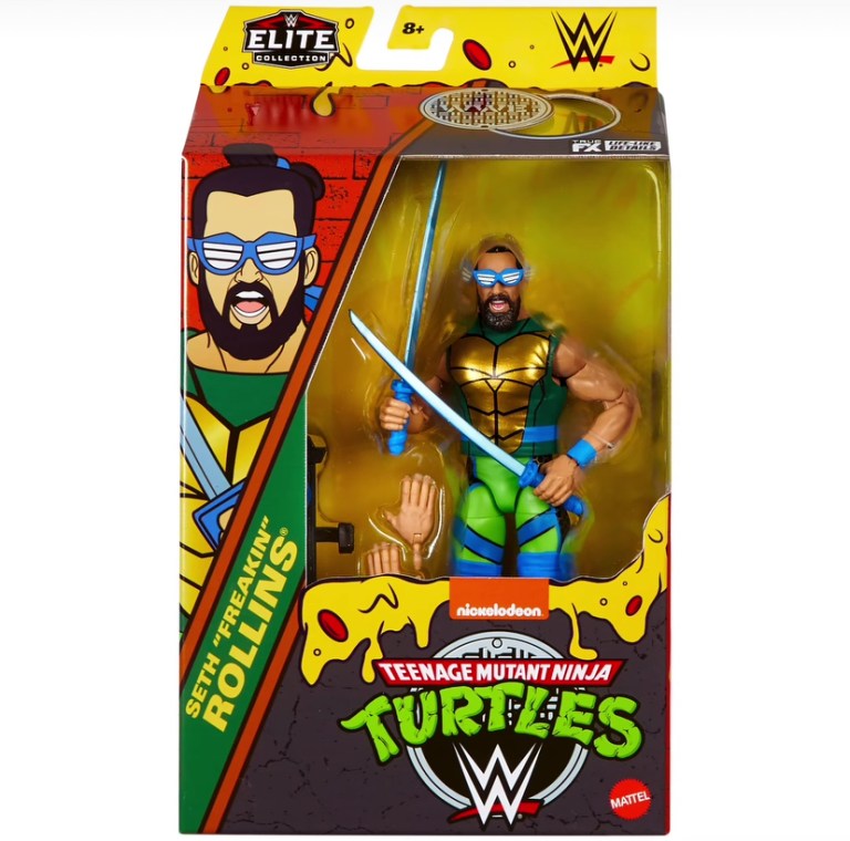 Images: WWE x Teenage Mutant Ninja Turtles Cody Rhodes, Seth Rollins ...