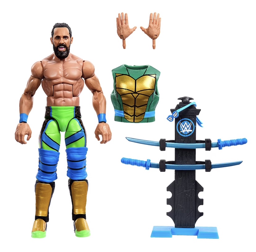 Images: WWE x Teenage Mutant Ninja Turtles Cody Rhodes, Seth Rollins ...