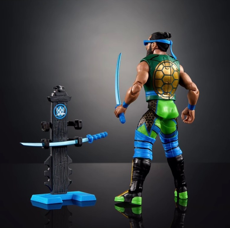 Images: WWE x Teenage Mutant Ninja Turtles Cody Rhodes, Seth Rollins ...