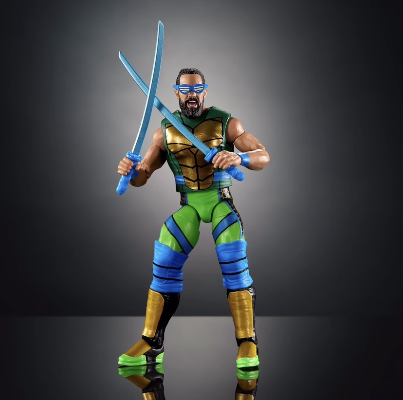 Images: WWE x Teenage Mutant Ninja Turtles Cody Rhodes, Seth Rollins ...