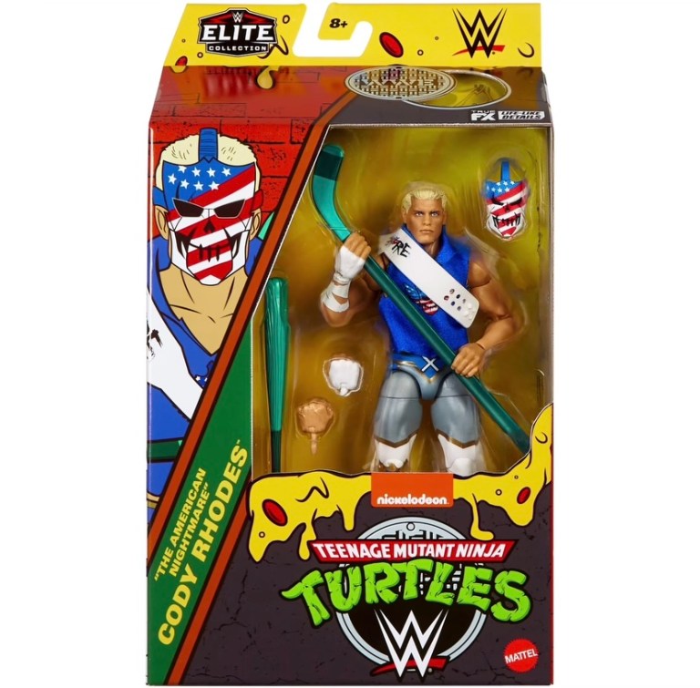 Images: WWE x Teenage Mutant Ninja Turtles Cody Rhodes, Seth Rollins ...