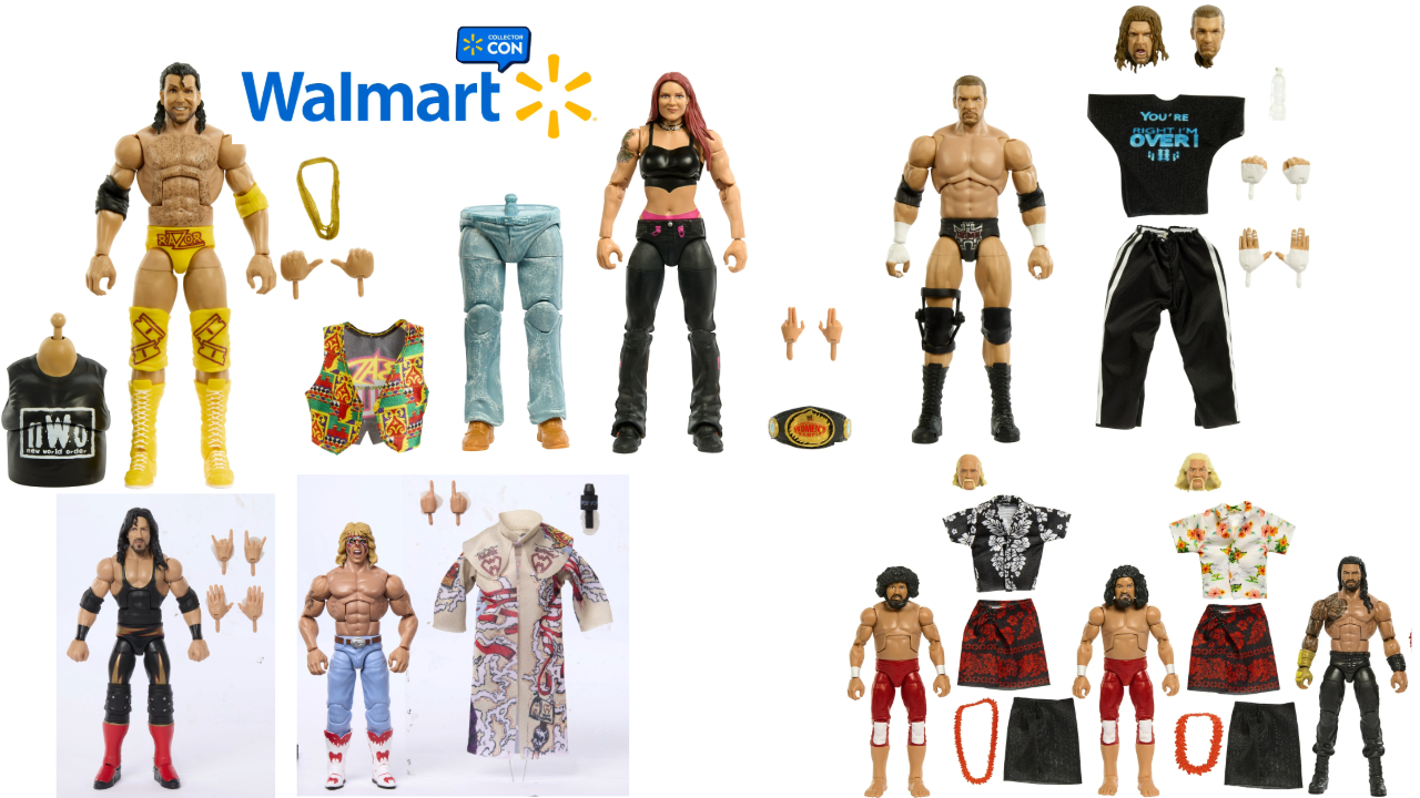 Walmart Collector Con Sneak Peek: WWE Monday Night War, Triple H ...