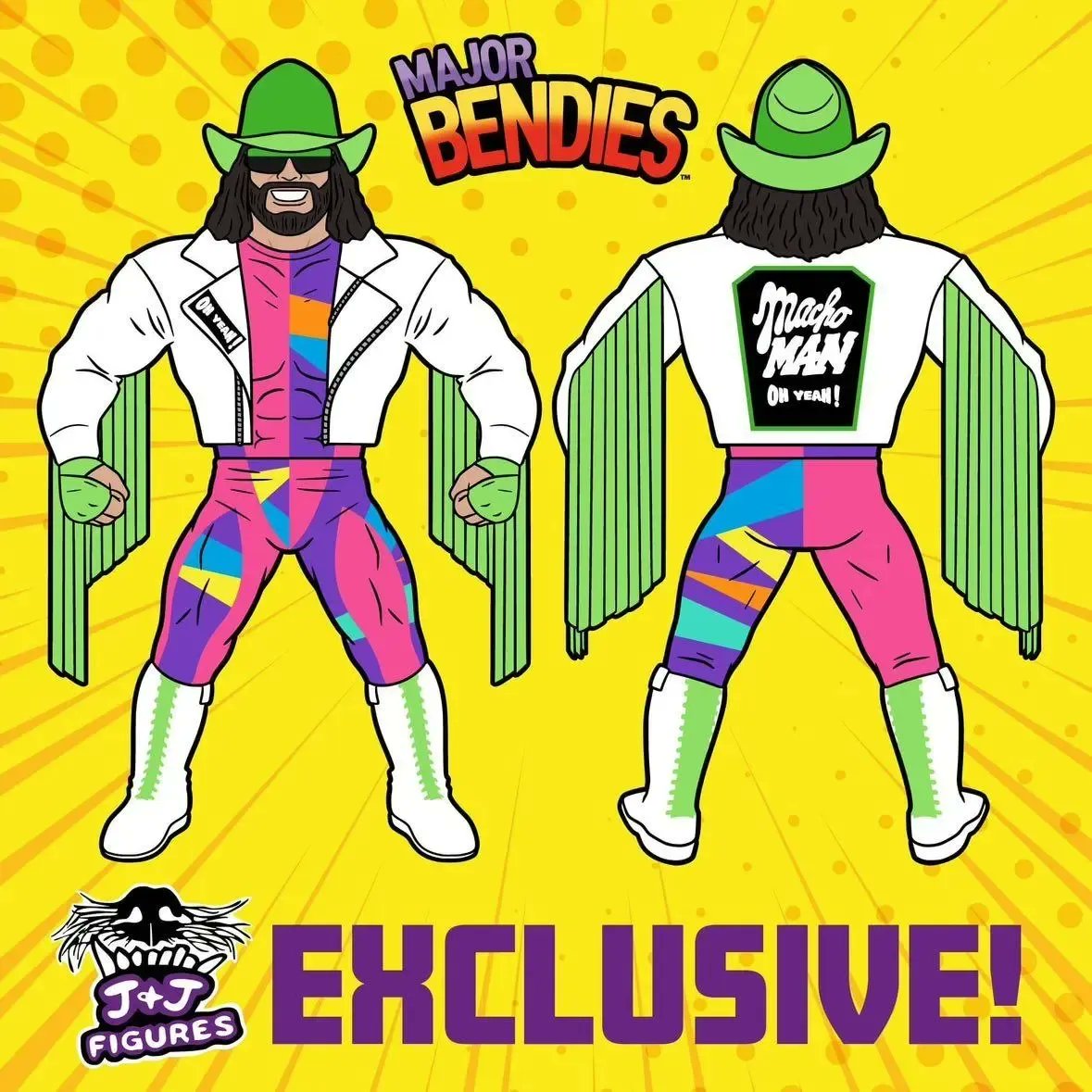 Pre-Order Alert: Macho Man Randy Savage Major Bendies J+J Figures ...