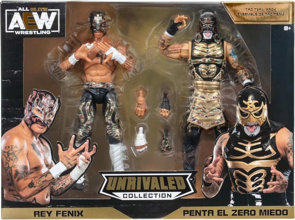 Photos: Amazon Exclusive AEW Lucha Brothers 2-Pack – Wrestling Figure News