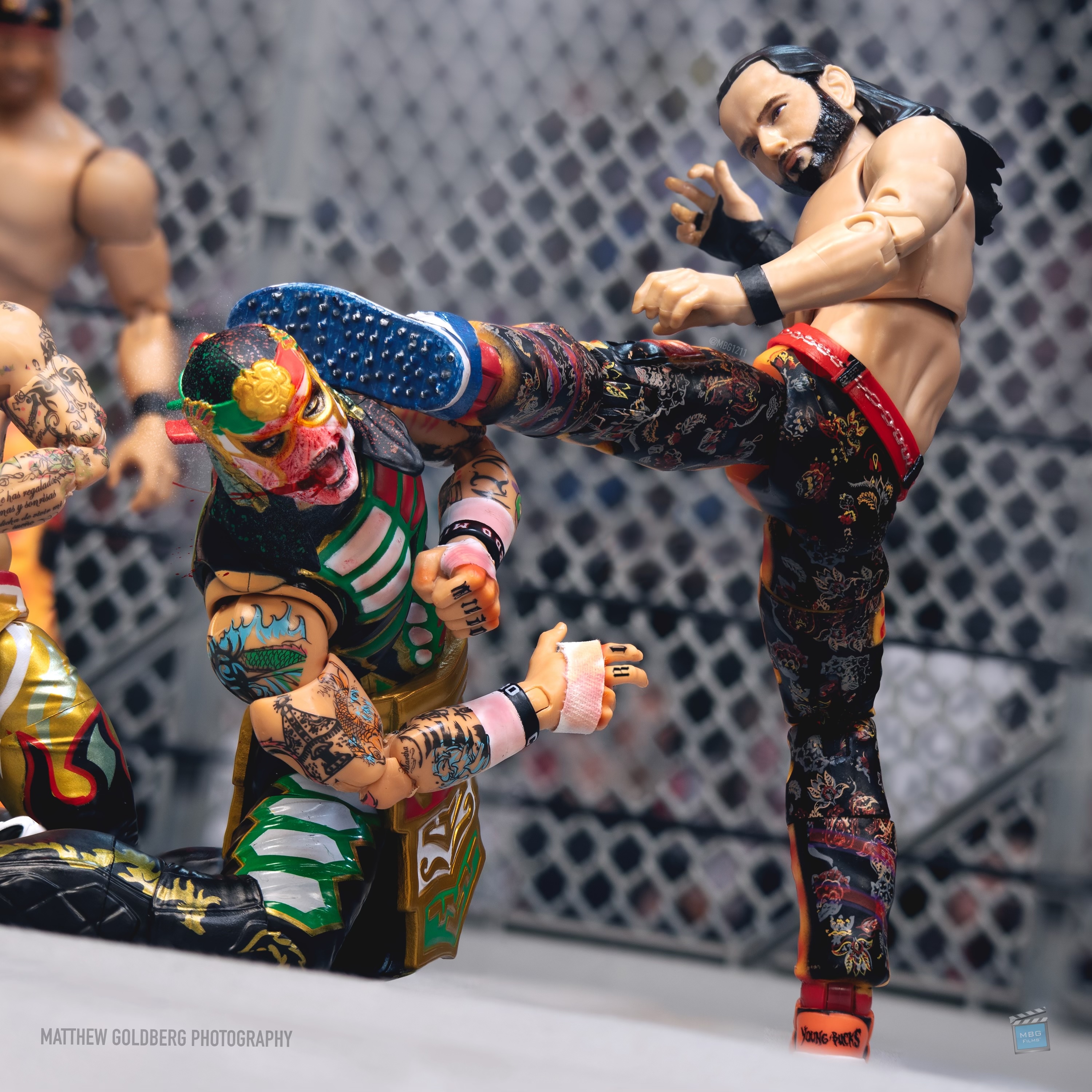 Happy AEW All Out 2024 with a Lucha Bros vs. Young Bucks Figure Photo ...