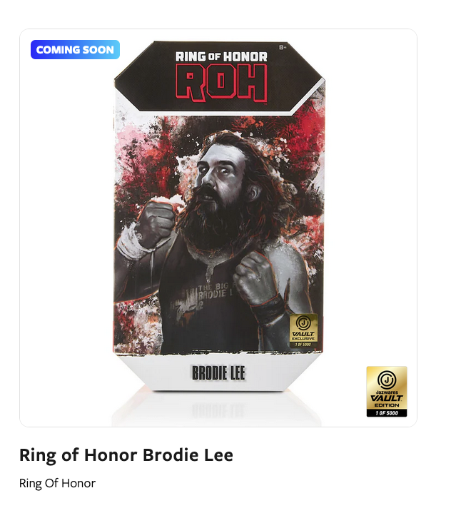 Coming Soon: Brodie Lee Jazwares Vault AEW ROH Exclusive Figure ...
