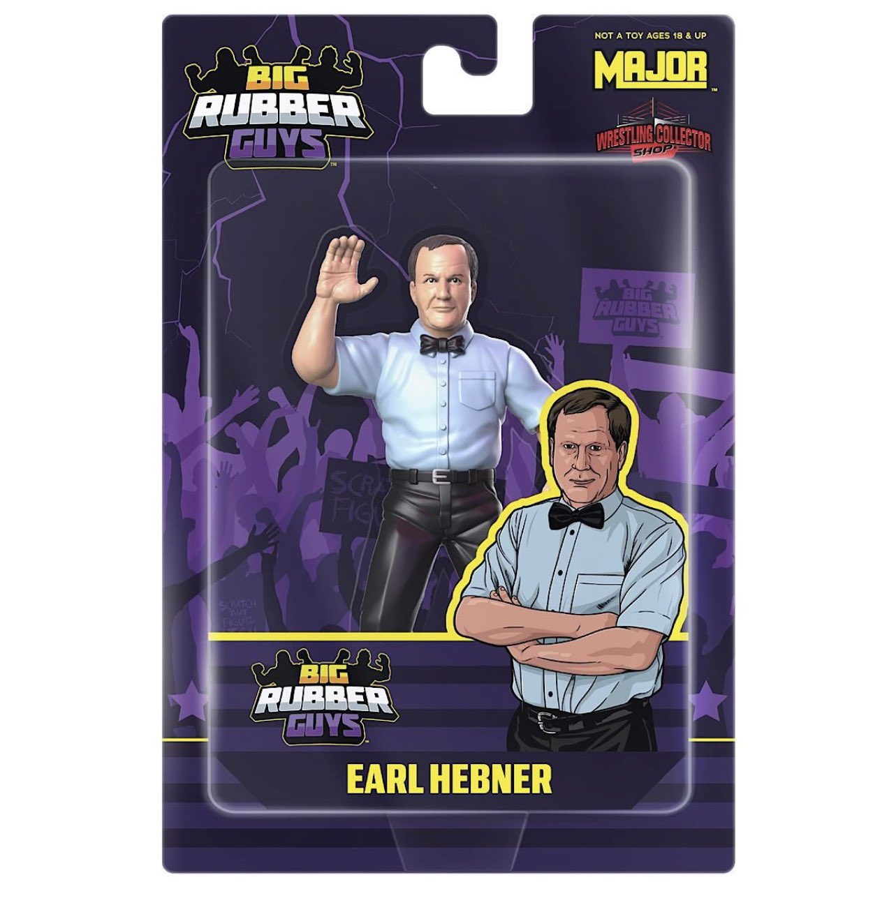 Pre-Order Alert: Earl Hebner Big Rubber Guys Wrestling Collector Shop ...