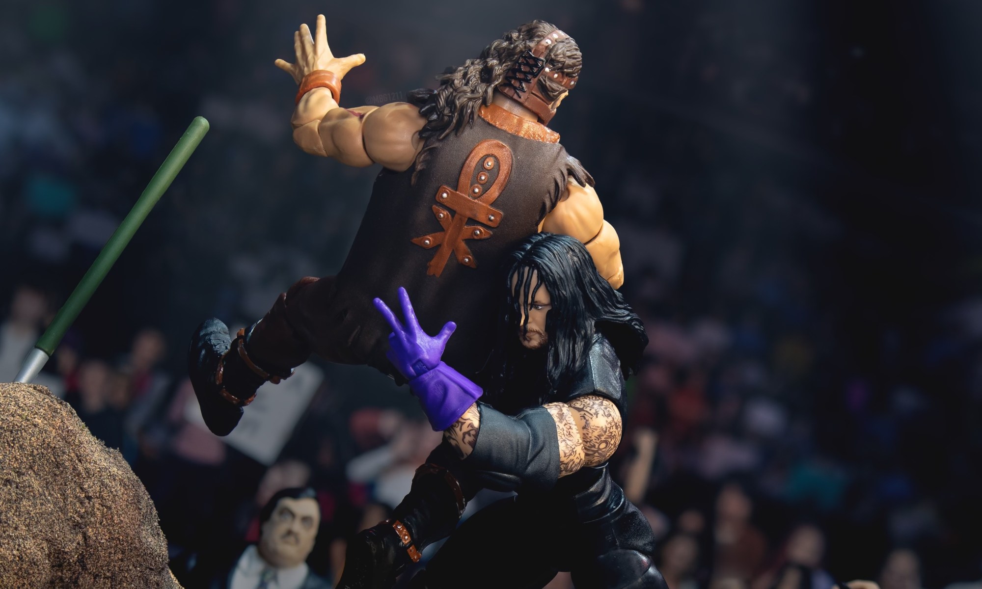 Undertaker Tries to Bury Mankind in Figure Photography – Wrestling ...