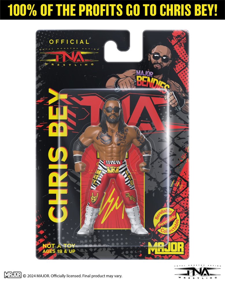 Pre-Order Alert: Chris Bey Major Bendies Action Figure – Wrestling ...
