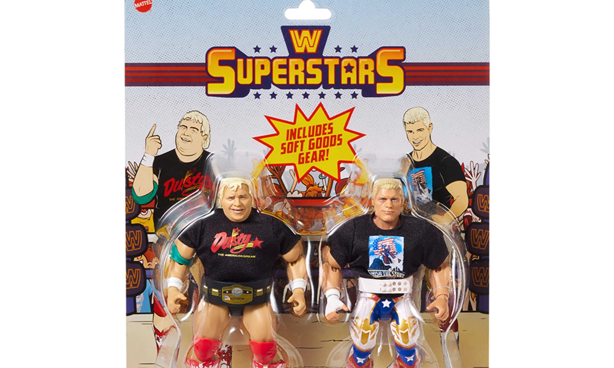 Dusty & Cody Rhodes WWE Superstars 2-Pack Available Now On Mattel ...