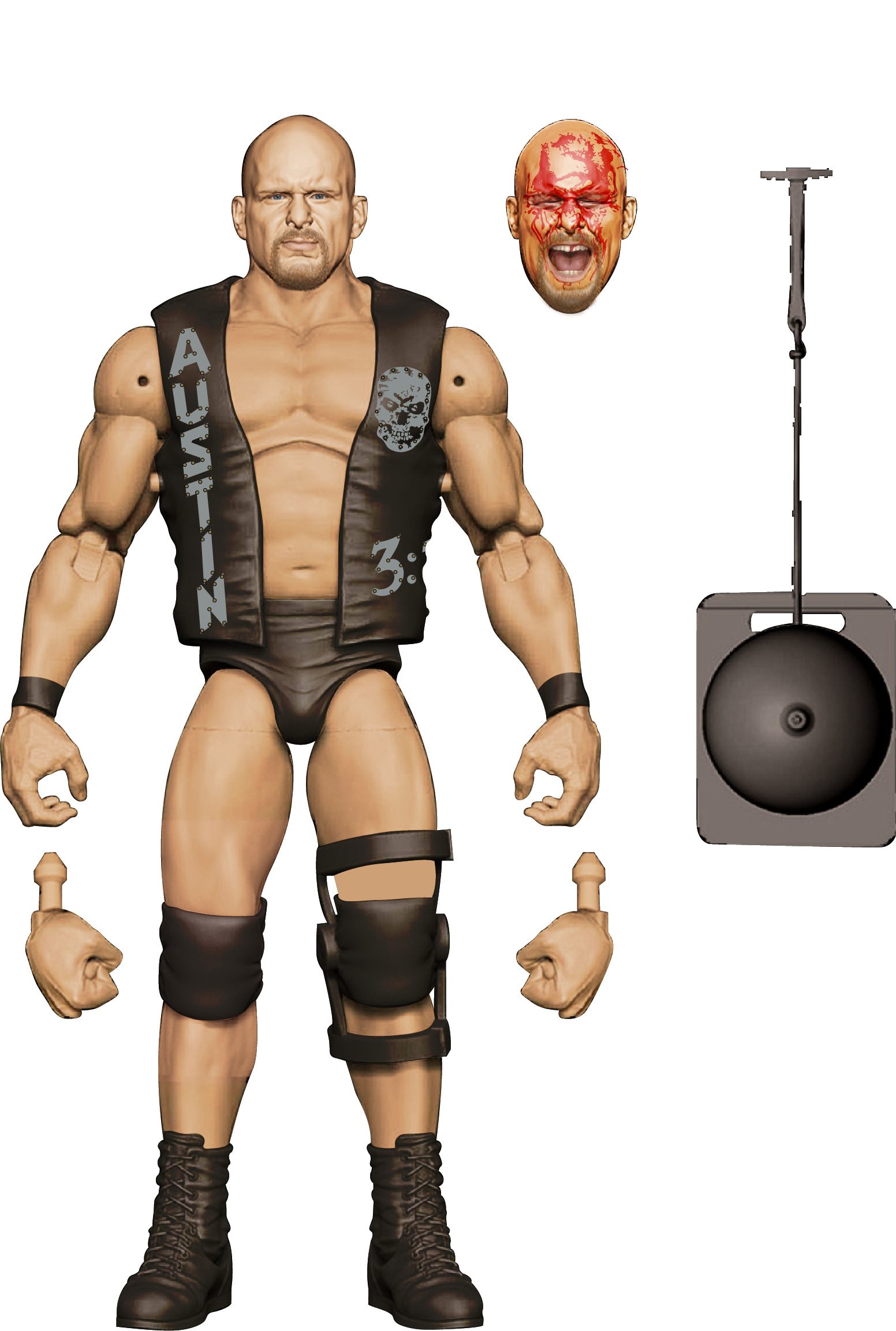 Bloody ‘Stone Cold’ Steve Austin and WWE Defining Moments Kurt Angle, Paul Heyman & Logan Paul ...