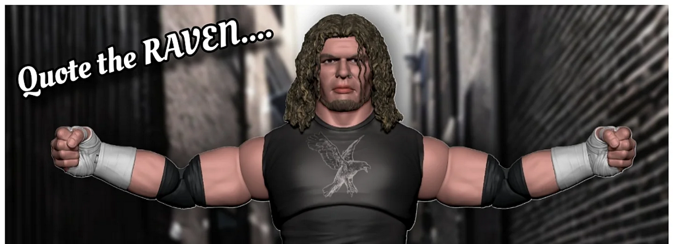 Raven Revealed for Grapplers & Gimmicks Modern-Scale Line – Wrestling ...