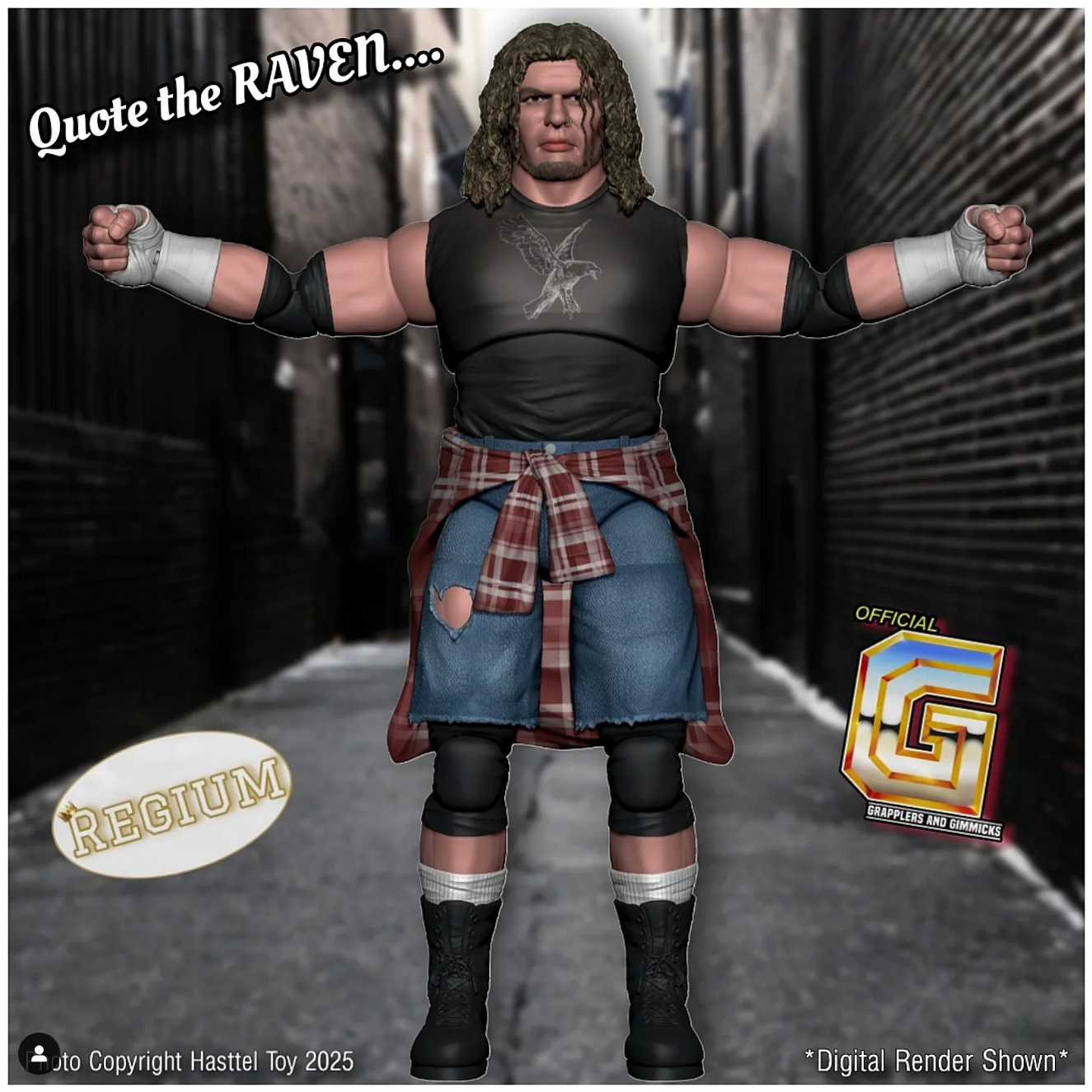Raven Revealed for Grapplers & Gimmicks Modern-Scale Line – Wrestling ...