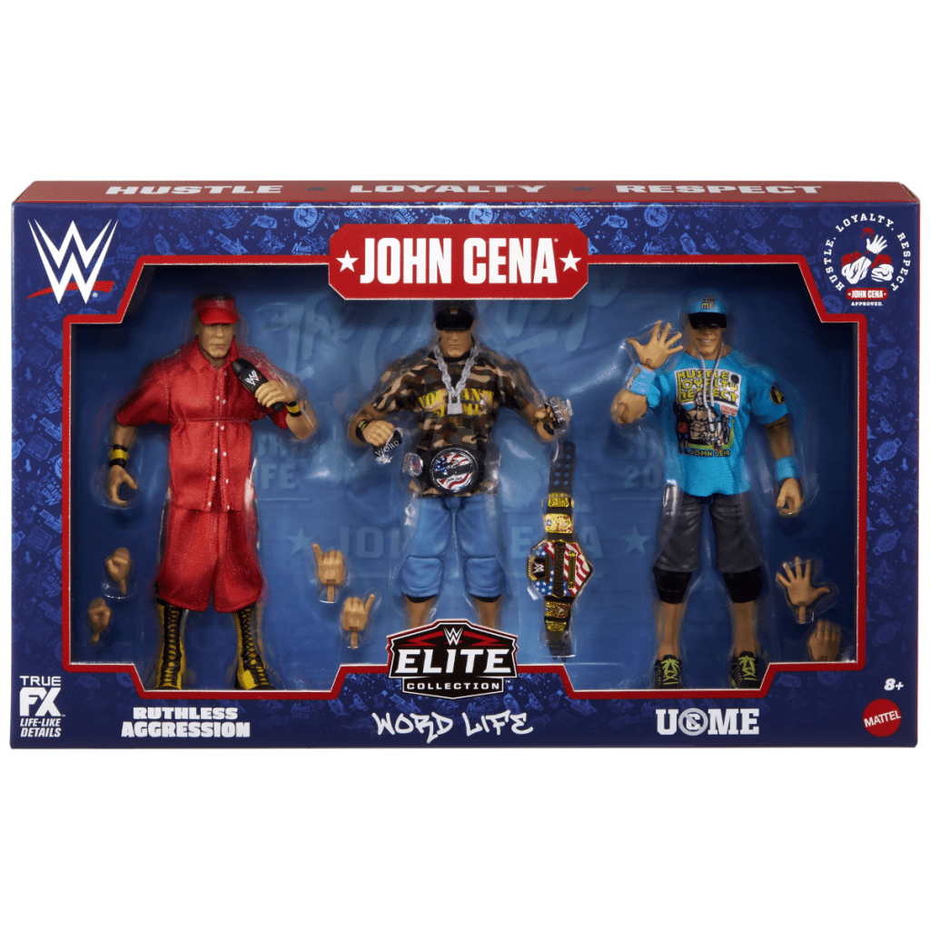 Photos: John Cena WWE Elite 3-Pack Coming to Walmart This Fall ...