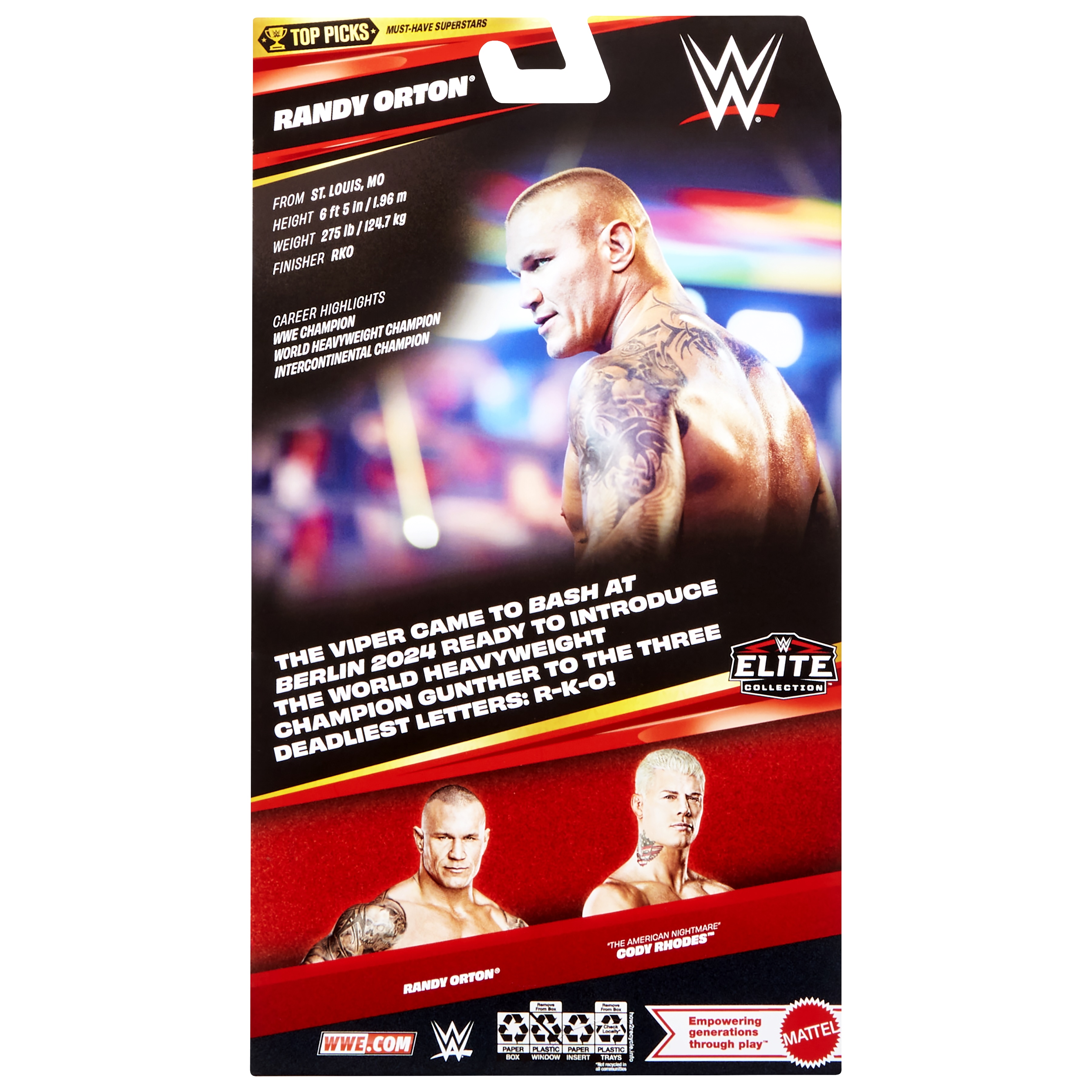 Photos: WWE Elite Top Picks Cody Rhodes & Randy Orton – Wrestling ...