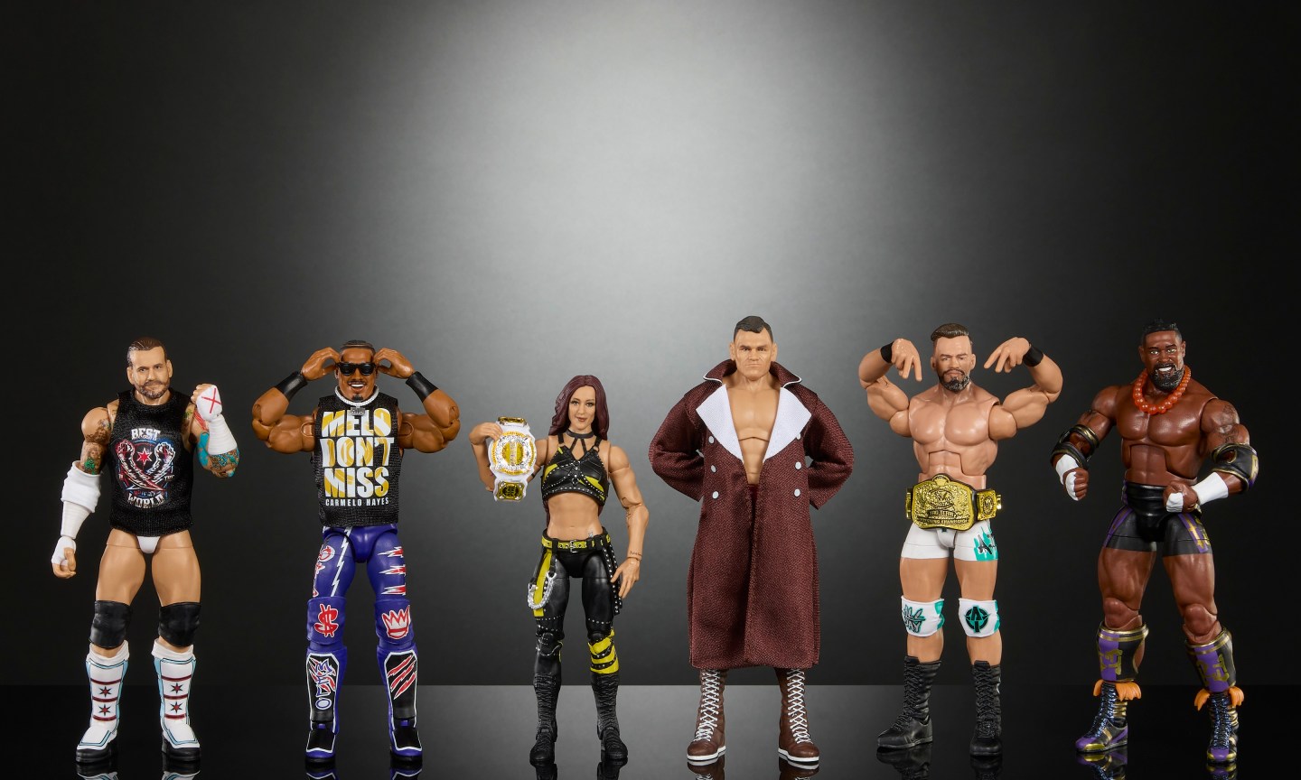 Photos: WWE Elite 121 ft. Oba Femi, CM Punk, Gunther, Alba Fyre ...