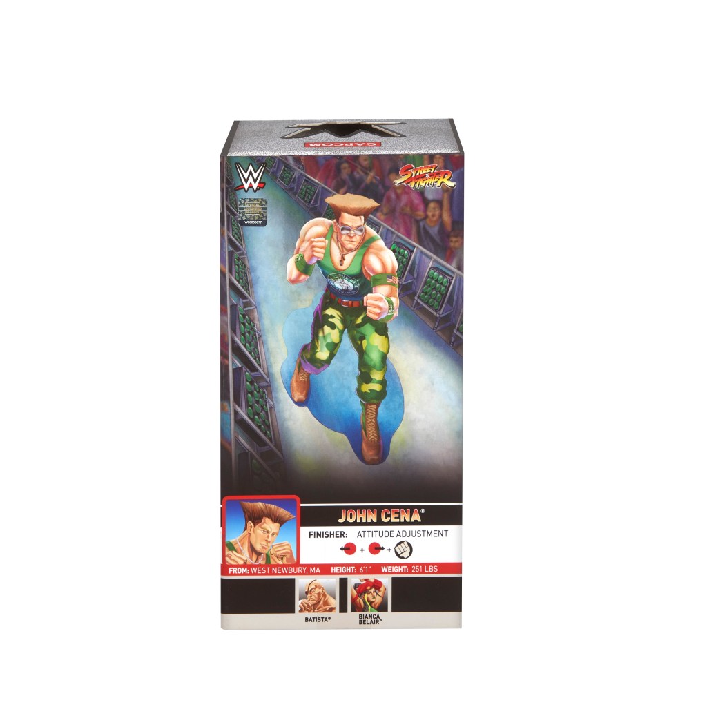 WWE x Street Fighter Elite Series 2: John Cena, Batista & Bianca Belair ...