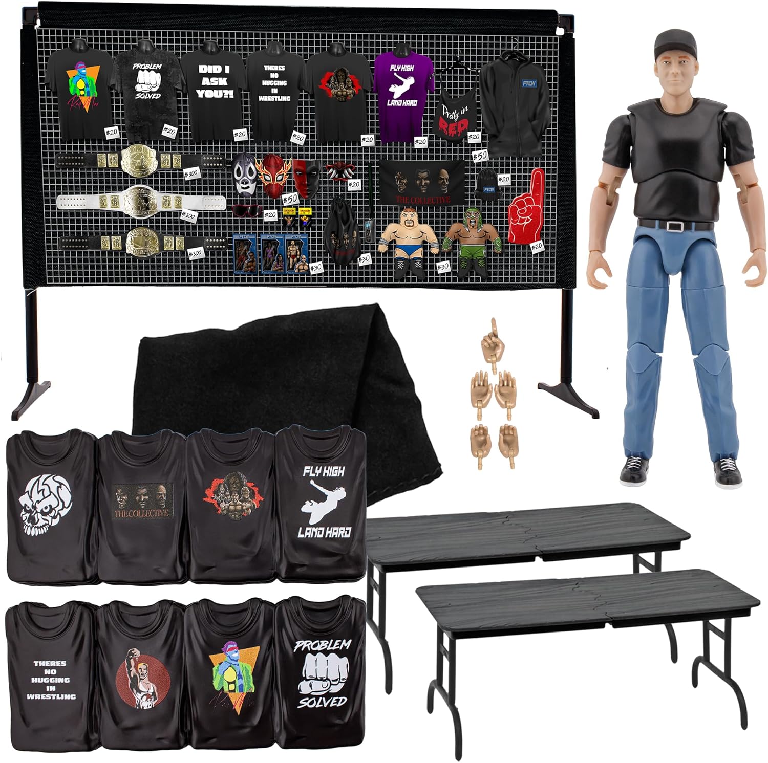 Entrance Ramp Barricade, Medium Scrum and Merch Table Playsets Now ...