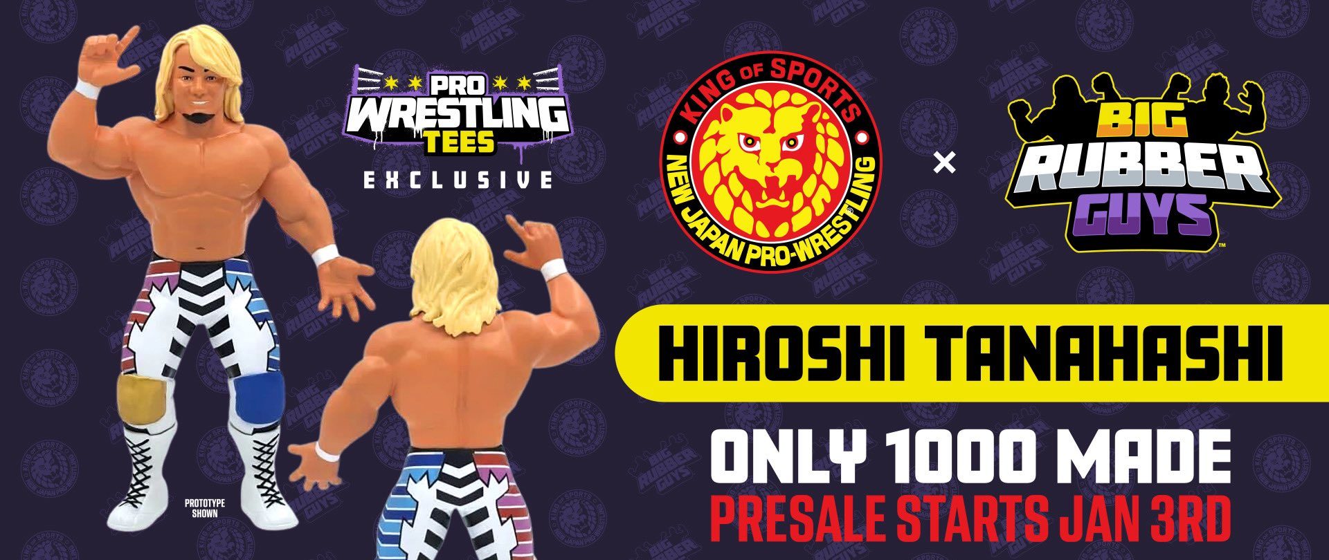 Hiroshi Tanahashi Big Rubber Guy Pre-Order Coming Saturday – Wrestling ...